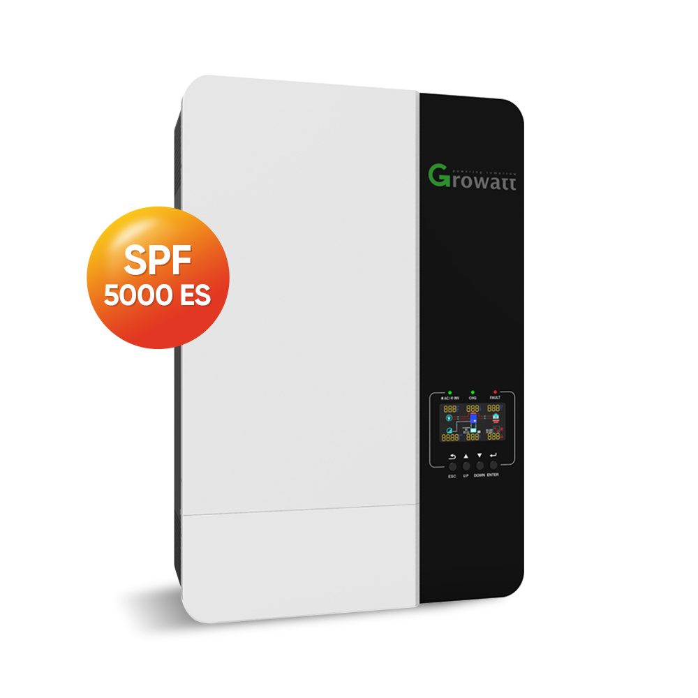 Inversor Cargador Regulador SPF-5000W 48V Growatt-Energía solar